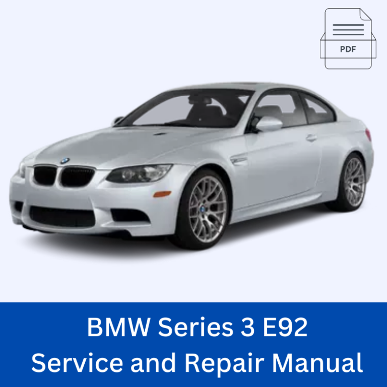 BMW Series 1 E87 Service and Repair Manual